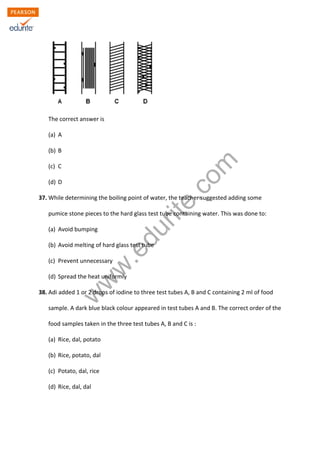 Class 9 Cbse Science Sample Paper Term 1 Model 2 | PDF