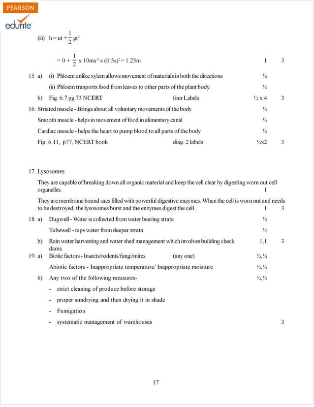 Class 9 Cbse Science Sample Paper Term 1 2012 Model 1 | PDF