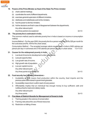 Class 9 Cbse Social Science Sample Paper Term 2 2012 | PDF