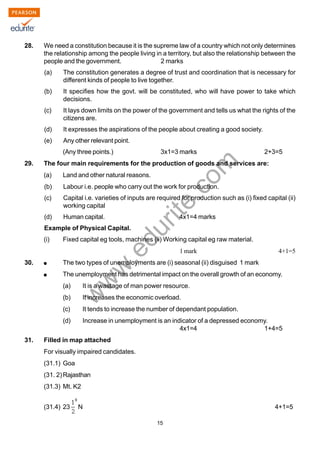 Class 9 Cbse Social Science Sample Paper Term 1 2011 | PDF