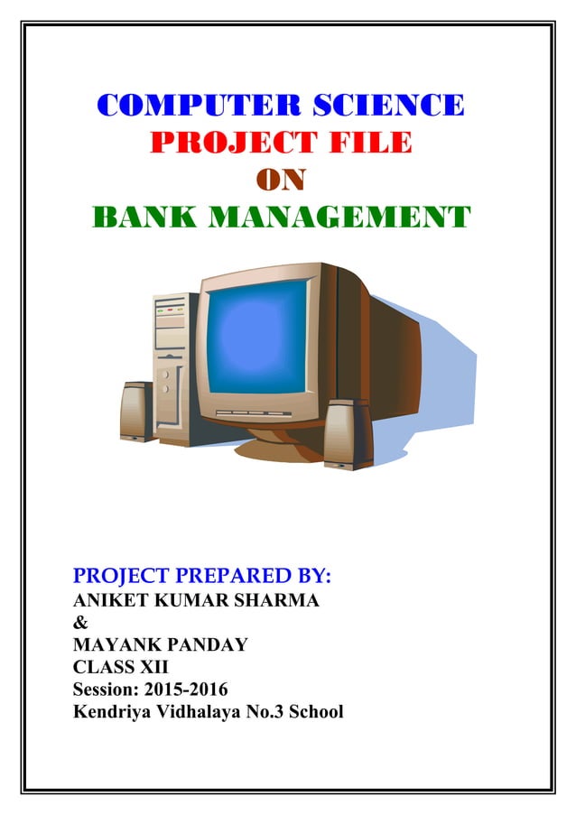 Cbse class-xii-computer-science-project | DOC Cbse class-xii-computer-science-project | DOC
