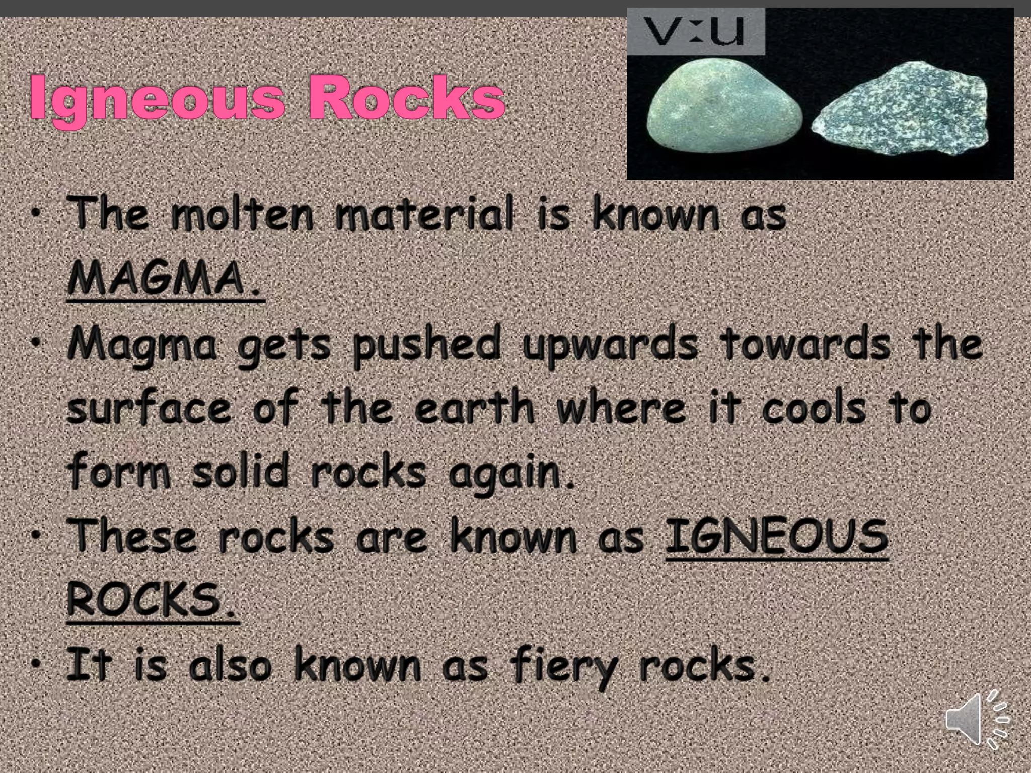 Cbse :Grade 5 ROCKS AND MINERALS | PPTX