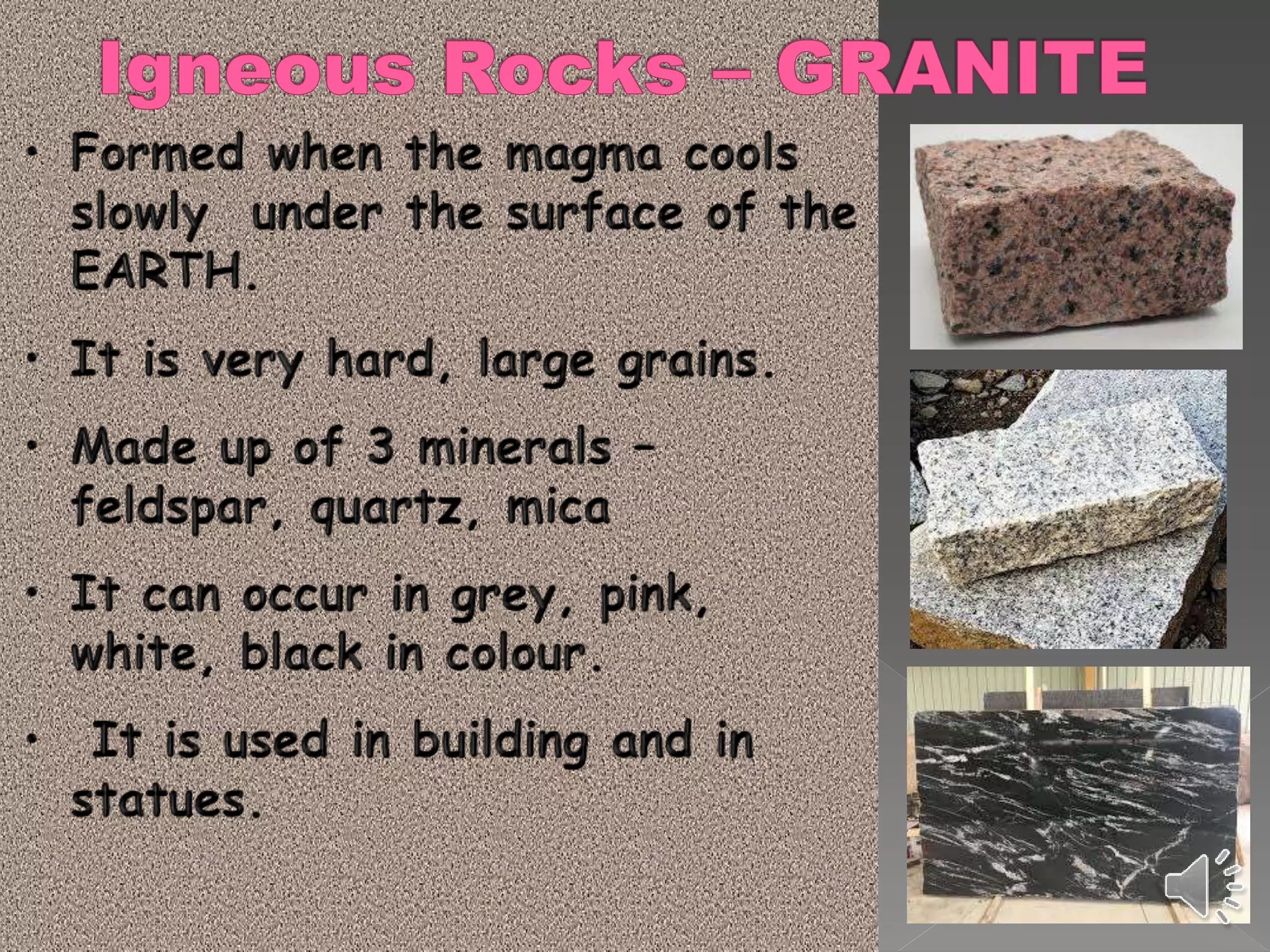 Cbse :Grade 5 ROCKS AND MINERALS | PPTX