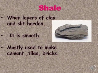 Cbse :Grade 5 ROCKS AND MINERALS | PPTX