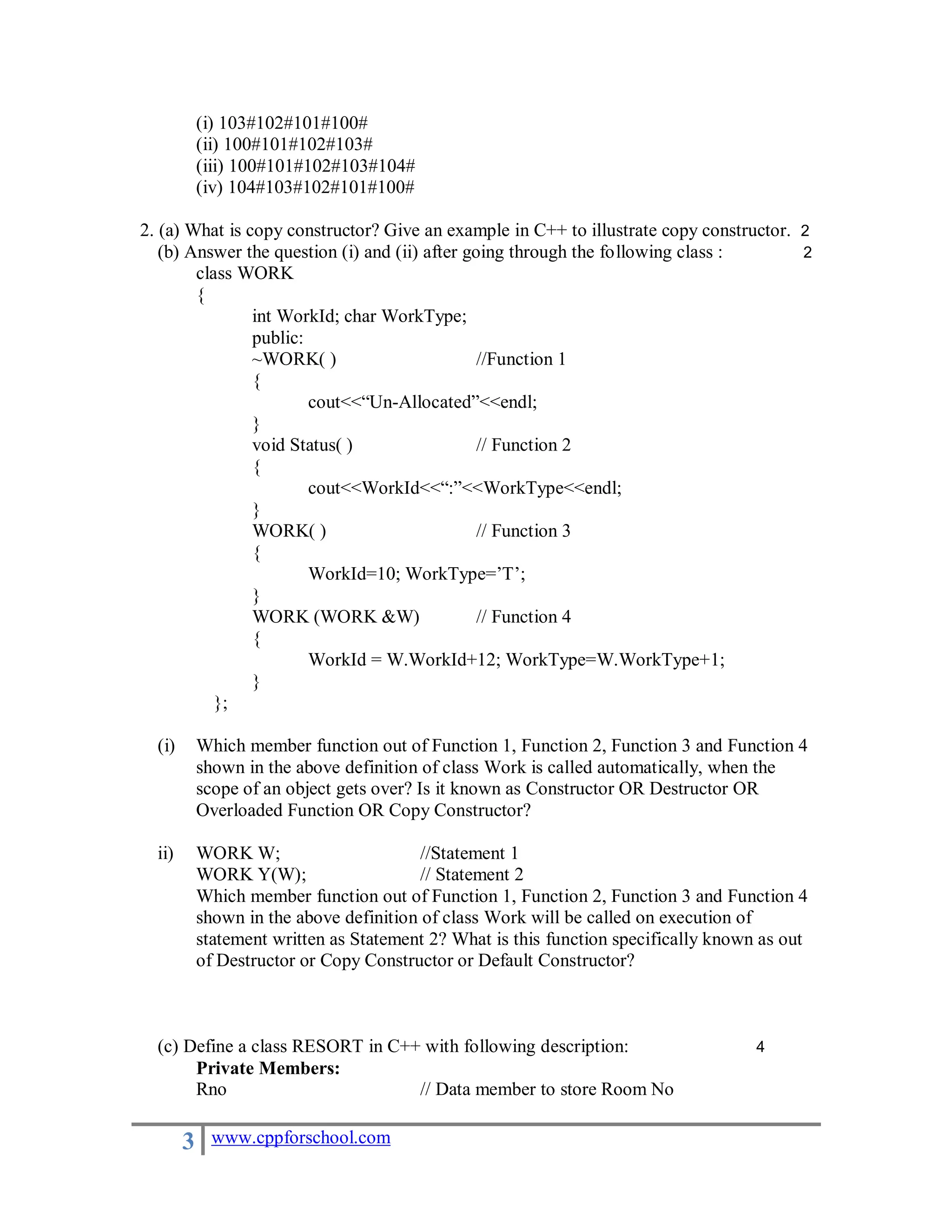 Cbse question-paper-computer-science-2009 | PDF | Programming Languages | Computing