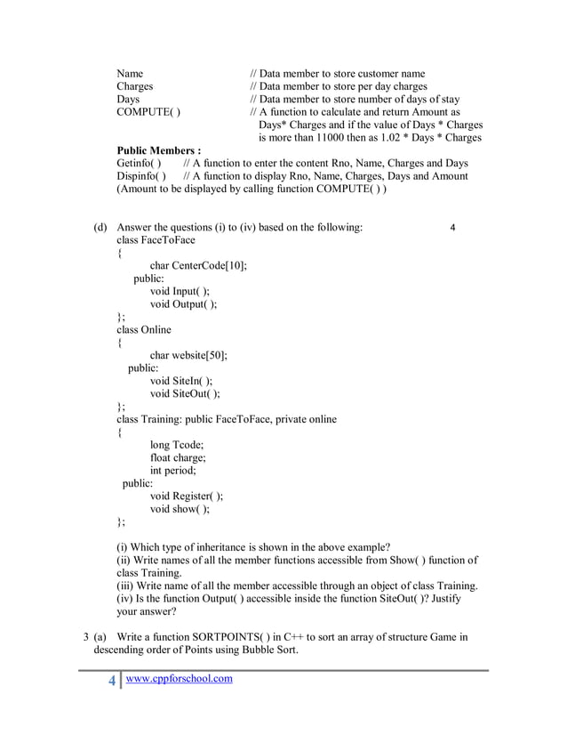 Cbse question-paper-computer-science-2009 | PDF | Programming Languages | Computing