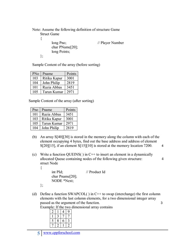 Cbse question-paper-computer-science-2009 | PDF | Programming Languages | Computing
