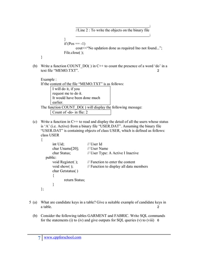 Cbse question-paper-computer-science-2009 | PDF | Programming Languages | Computing