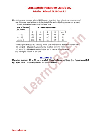 Cbse sample-papers-for-class-9th-sa2-maths-solved-2016-set-12-questions ...