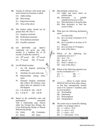 Cbse ugc-net-computer-science-paper-2-december-2013 | PDF | Internet ...