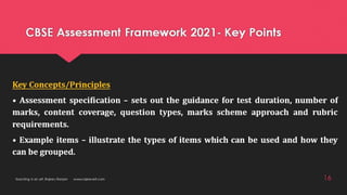 Cbse Assessment Framework for Science, Mathematics and English for ...