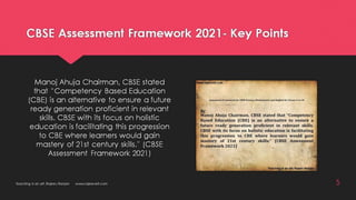 Cbse Assessment Framework for Science, Mathematics and English for ...