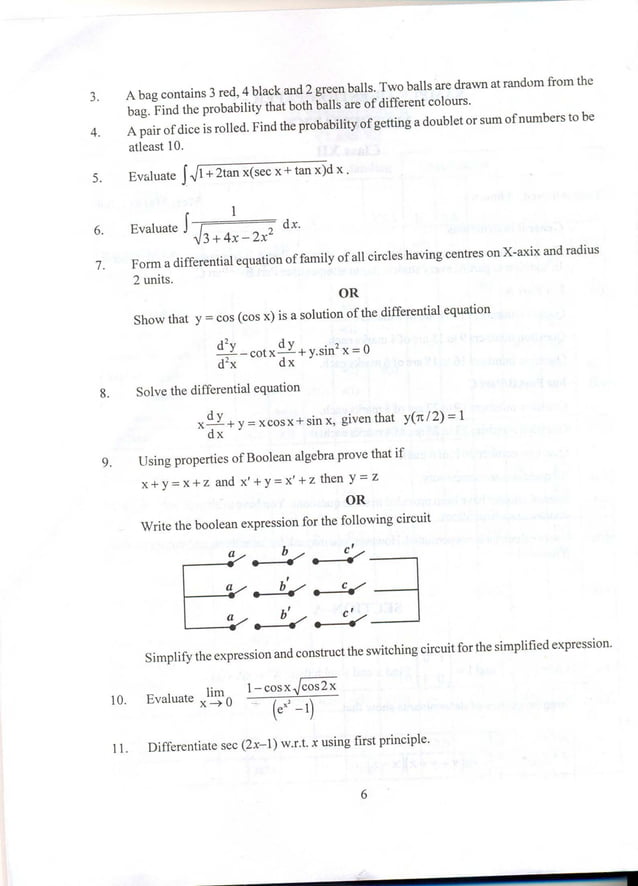 Cbse blueprint maths | PDF