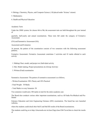 CBSE Board Explained | PDF | Secondary Education | Education