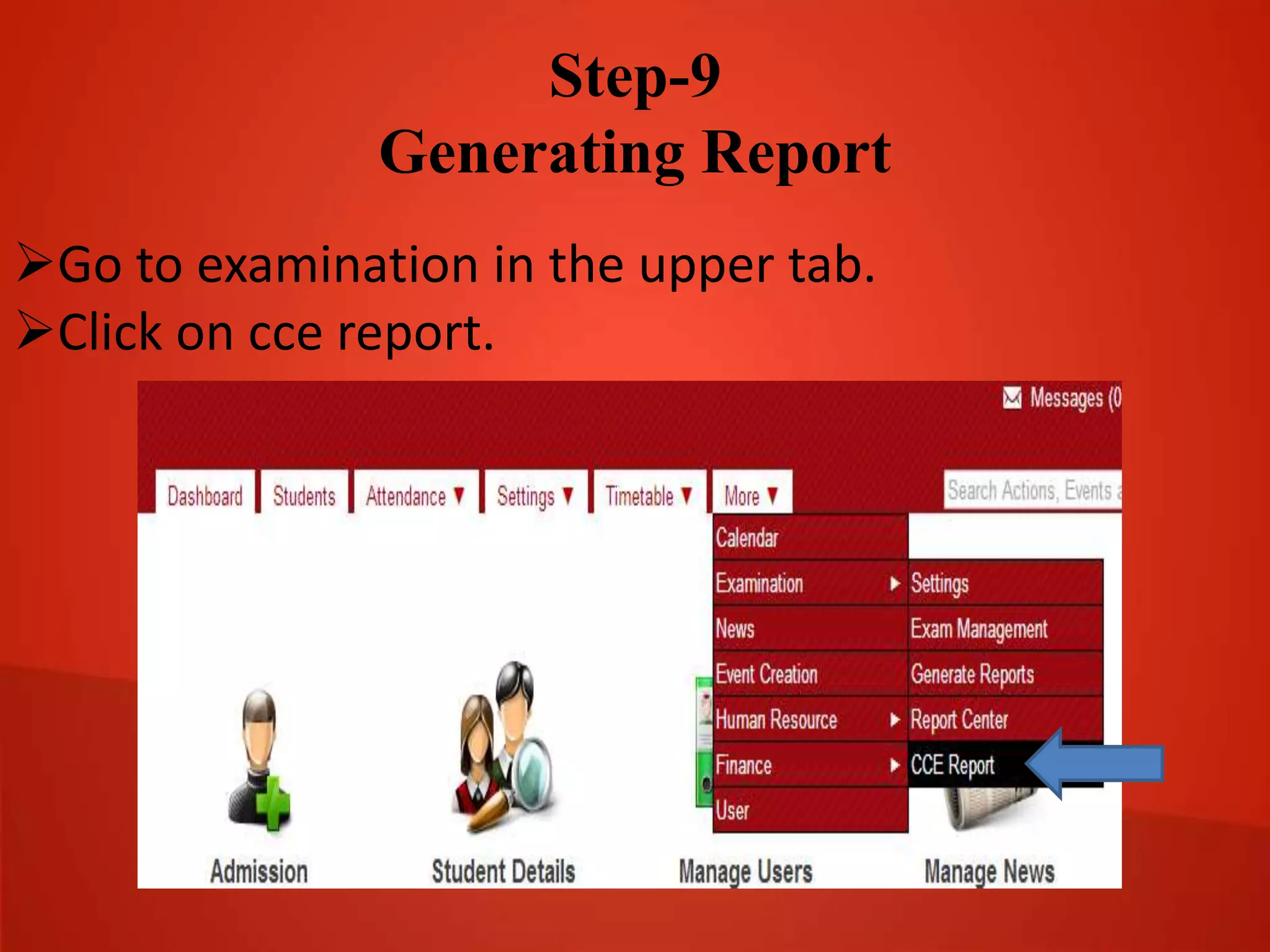 CBSE CCE Report Card Generation Steps AmpleTrails.com