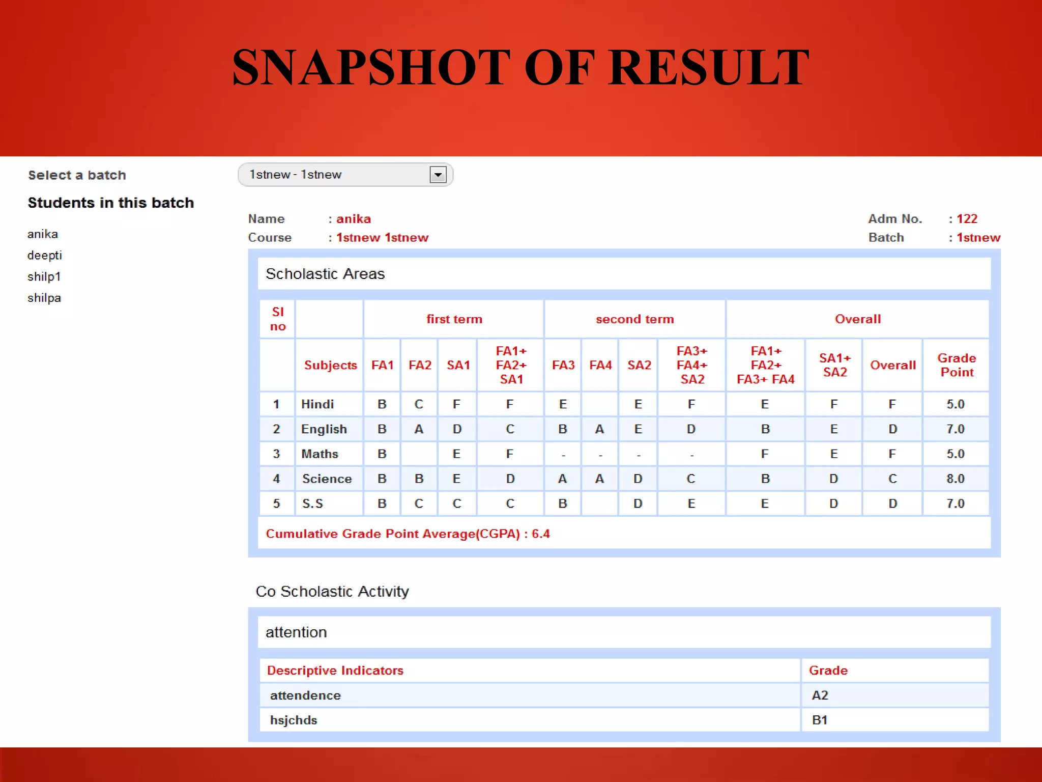 CBSE CCE Report Card Generation Steps AmpleTrails.com