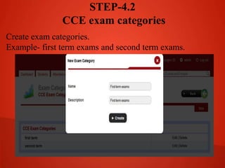 CBSE CCE Report Card Generation Steps AmpleTrails.com