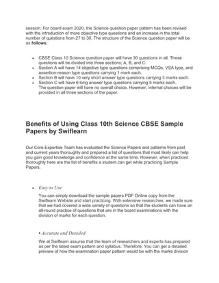 Cbse class 10th | PDF