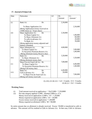 Cbse class 12 accountancy sample paper 1 | PDF