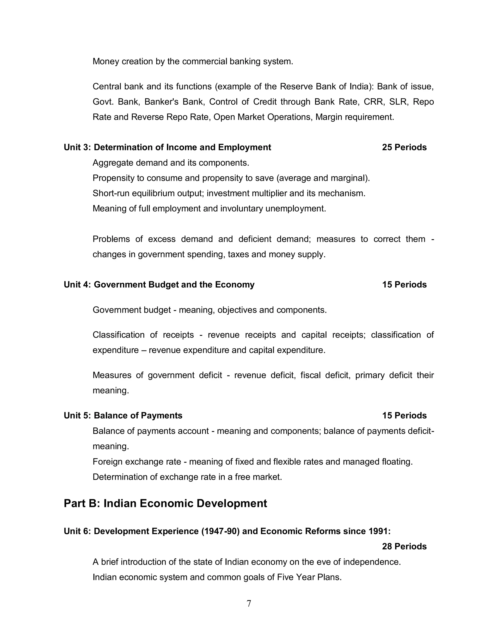 Cbse class 12 economics syllabus 2021 22 | PDF | Business Accounting ...