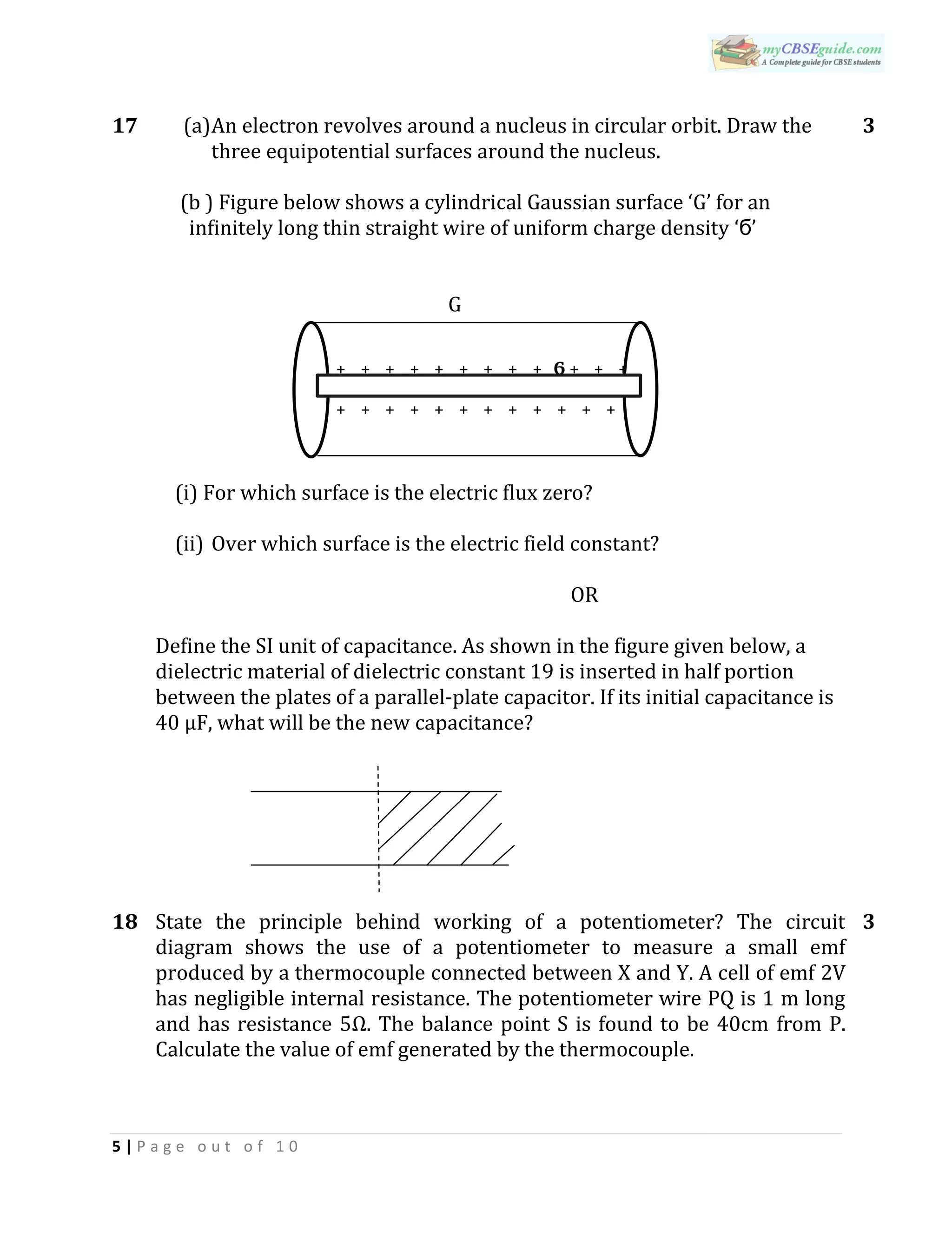 Cbse class 12 physics sample paper 02 (for 2014) | PDF