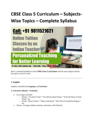 CBSE Class 5 Curriculum – Subjects-Wise Topics – Complete Syllabus.pdf