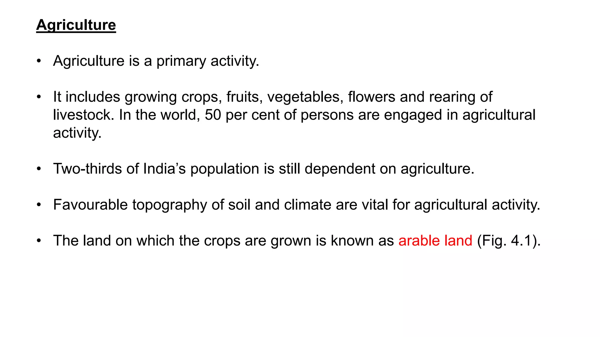 CBSE_ class 8 geography ch 4. agriculture | PDF