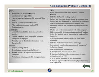 CBSE XII Communication And Network Concepts | PDF
