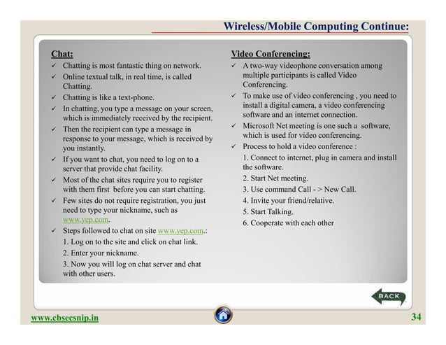 CBSE XII Communication And Network Concepts | PDF | Computer Networking ...