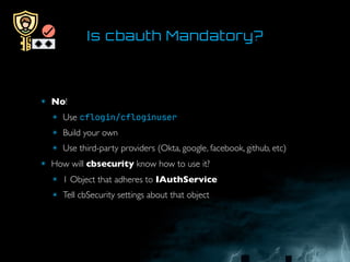 CBSecurity - Secure all Things | PPT