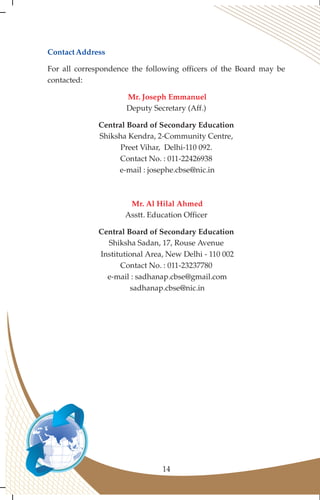 CBSE I HandBook | PDF
