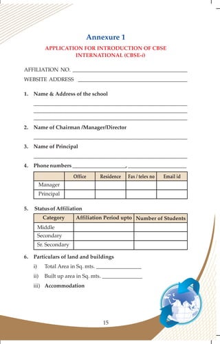 CBSE I HandBook | PDF