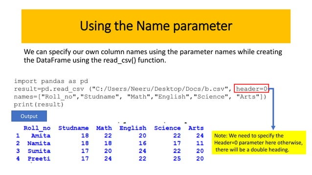 Python And Csv Connectivity Ppt