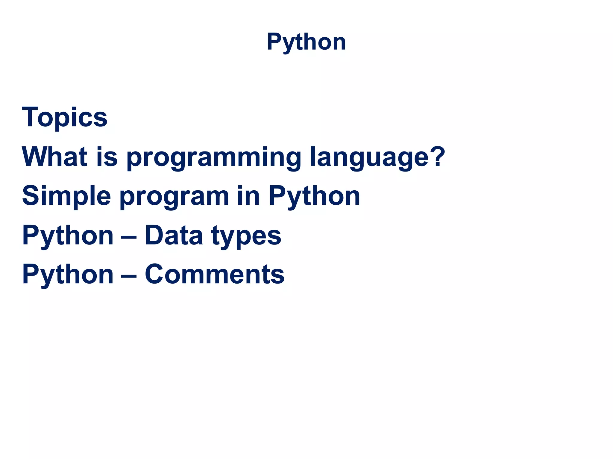Python Data Types | PPT