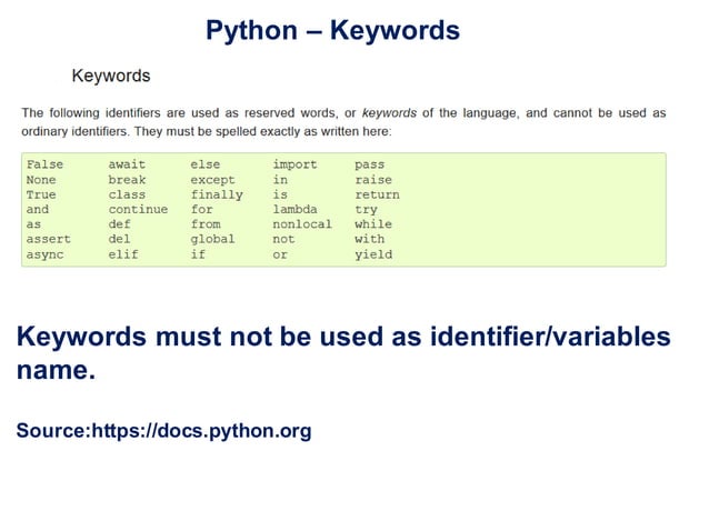 Python Data Types Ppt 2300