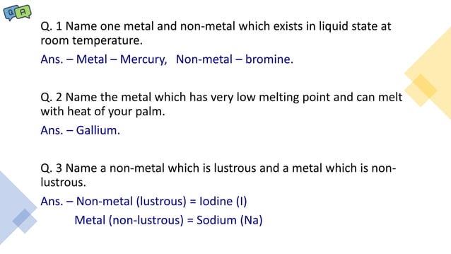 CBSE Previous Years Questions and Answers, Chapter - 3, Metals and Non ...