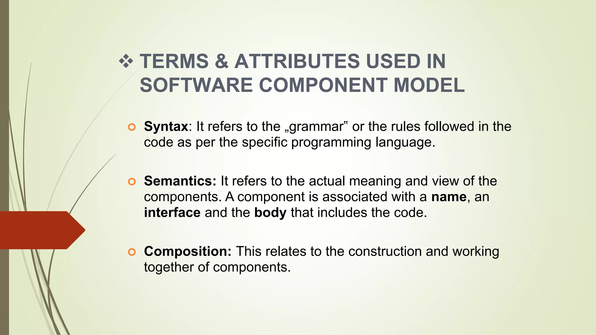 Component Based Software Engineering | PPTX | Computing | Technology & Computing