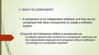 Component Based Software Engineering | PPTX | Computing | Technology & Computing