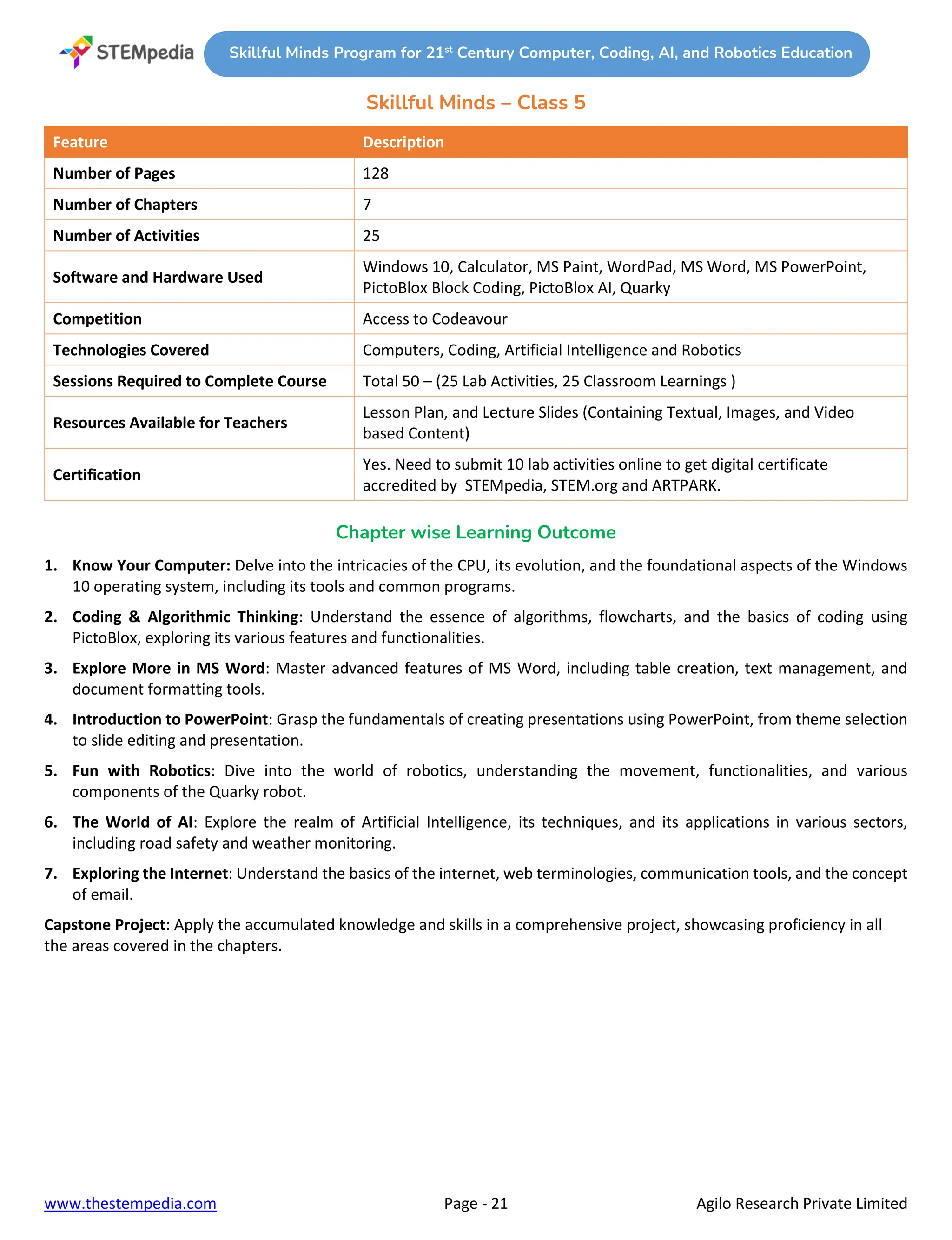 CBSE ICT, AI, Coding and Robotics Curriculum for Classes 1 to 10 As per ...