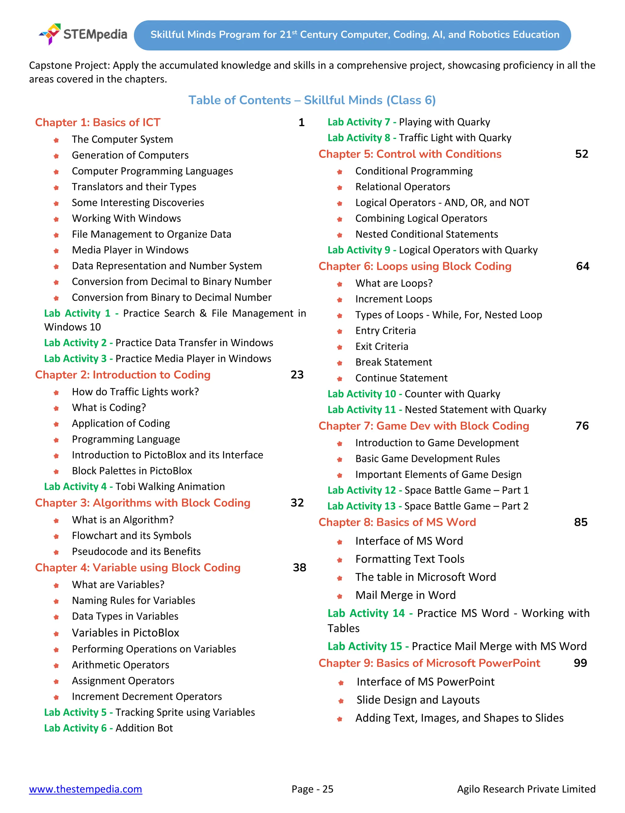 CBSE ICT, AI, Coding and Robotics Curriculum for Classes 1 to 10 As per NEP 2020 for Subject ...