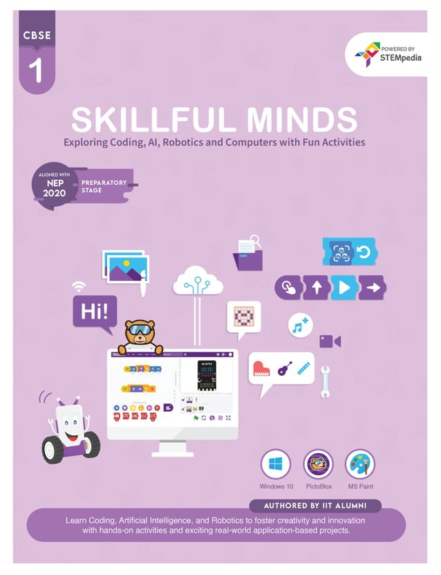 CBSE ICT, AI, Coding and Robotics Curriculum for Classes 1 to 10 As per NEP 2020 for Subject ...