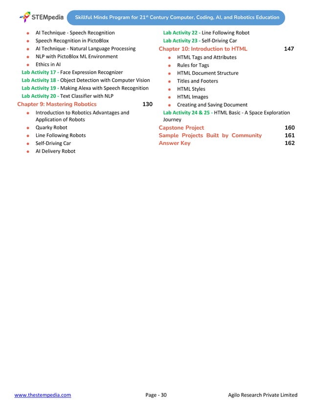 CBSE ICT, AI, Coding and Robotics Curriculum for Classes 1 to 10 As per NEP 2020 for Subject ...