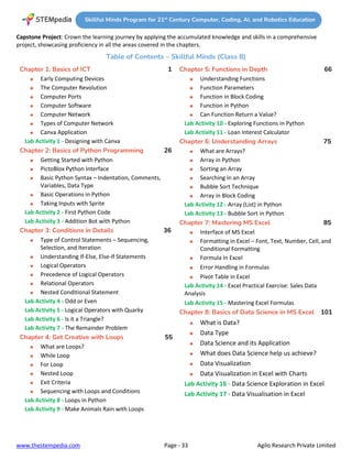 CBSE ICT, AI, Coding and Robotics Curriculum for Classes 1 to 10 As per NEP 2020 for Subject ...