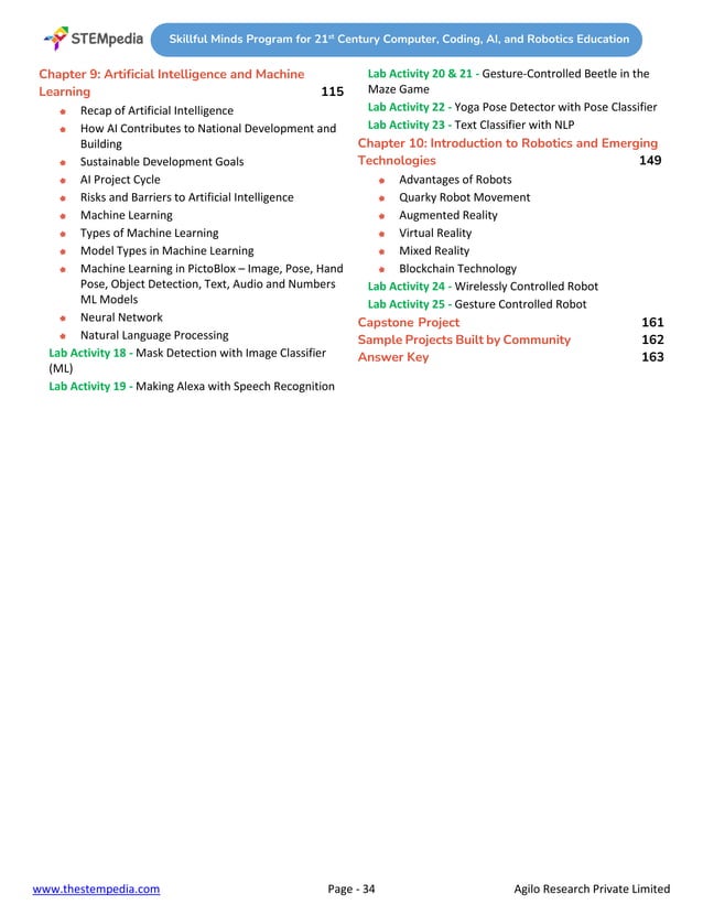 CBSE ICT, AI, Coding and Robotics Curriculum for Classes 1 to 10 As per ...