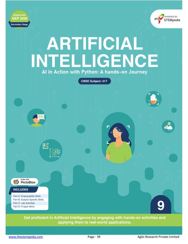 CBSE ICT, AI, Coding and Robotics Curriculum for Classes 1 to 10 As per NEP 2020 for Subject ...