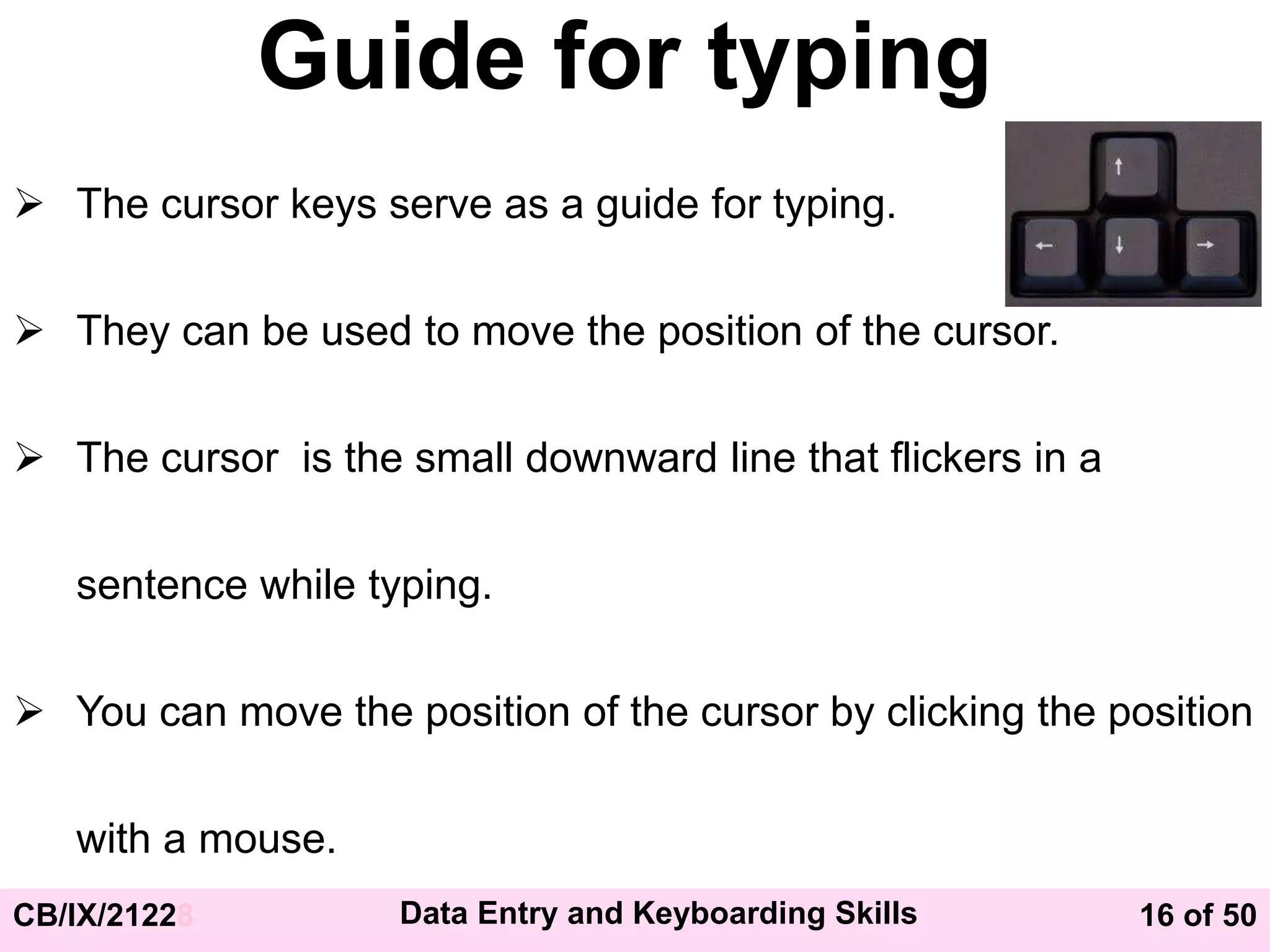 CBSE_Std_IX_DataEntry_and_Keyboarding_Skills.ppt