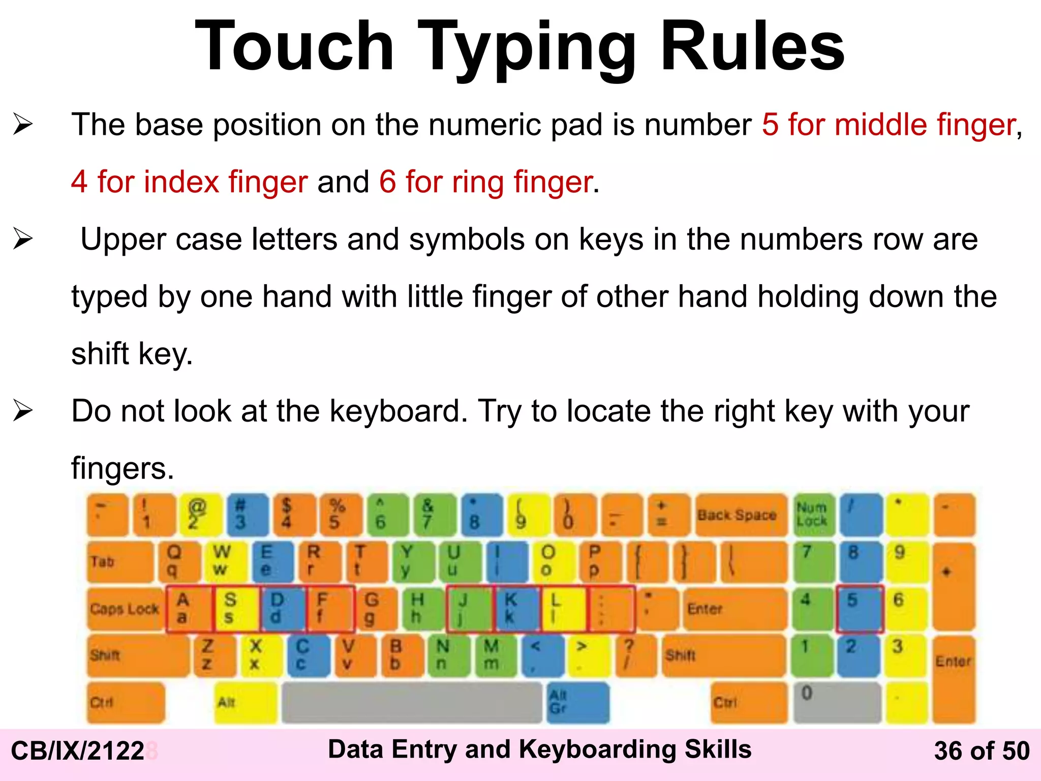 CBSE_Std_IX_DataEntry_and_Keyboarding_Skills.ppt