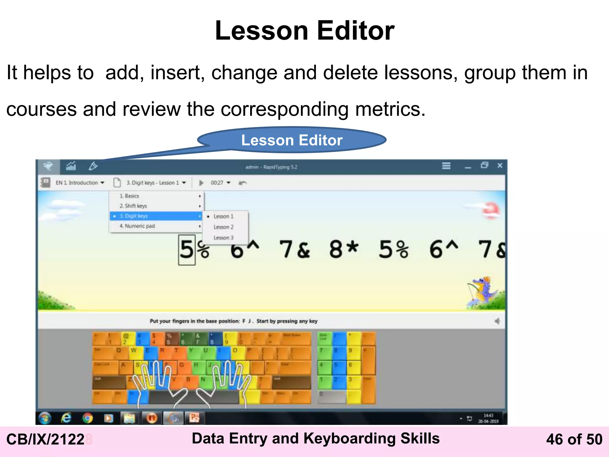 CBSE_Std_IX_DataEntry_and_Keyboarding_Skills.ppt