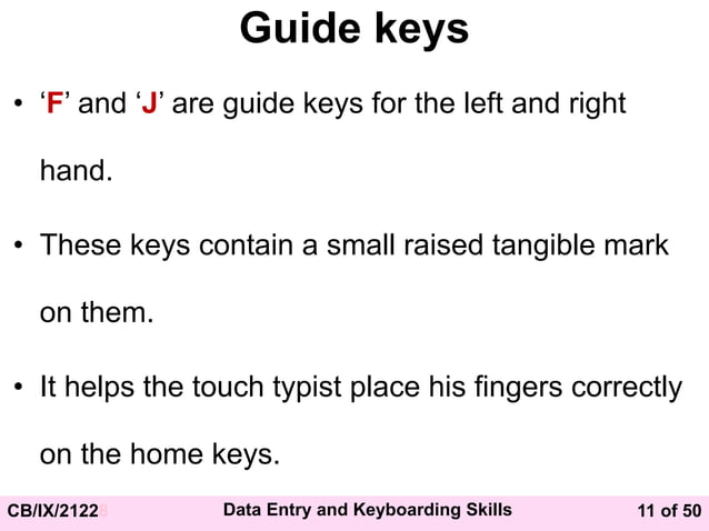 CBSE_Std_IX_DataEntry_and_Keyboarding_Skills.ppt | Computer Peripherals ...