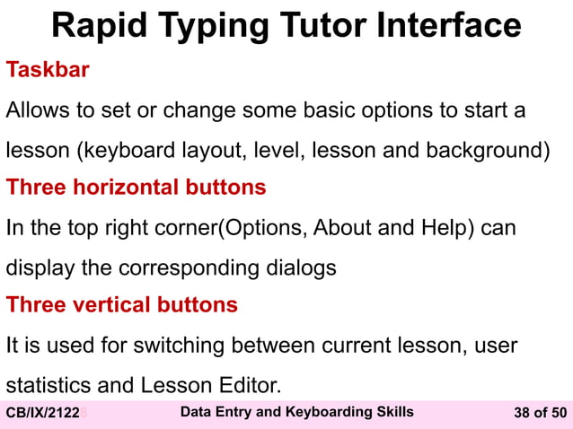 CBSE_Std_IX_DataEntry_and_Keyboarding_Skills.ppt | Computer Peripherals ...